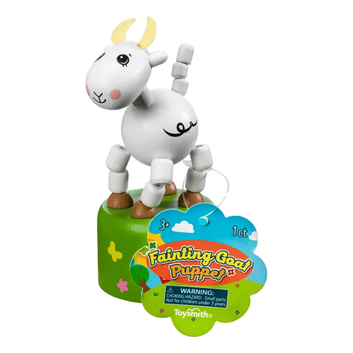Fainting Goat Push Puppet – Shelburne Country Store